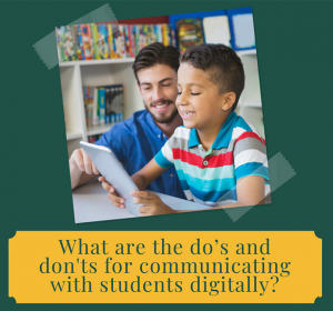 Setting Boundaries for Teacher- Student Online Communication